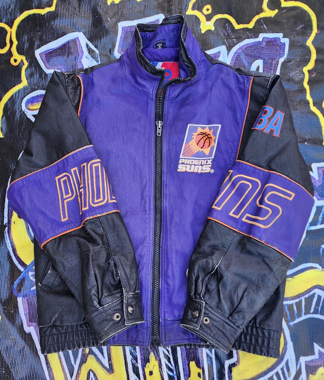 Vintage 1990s Phoenix Suns Pro Player Jacket Medium Big Logo - Etsy