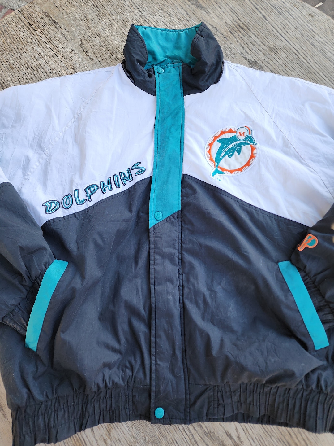 Vintage 1990s Miami Dolphins Pro Player Jacket - Etsy