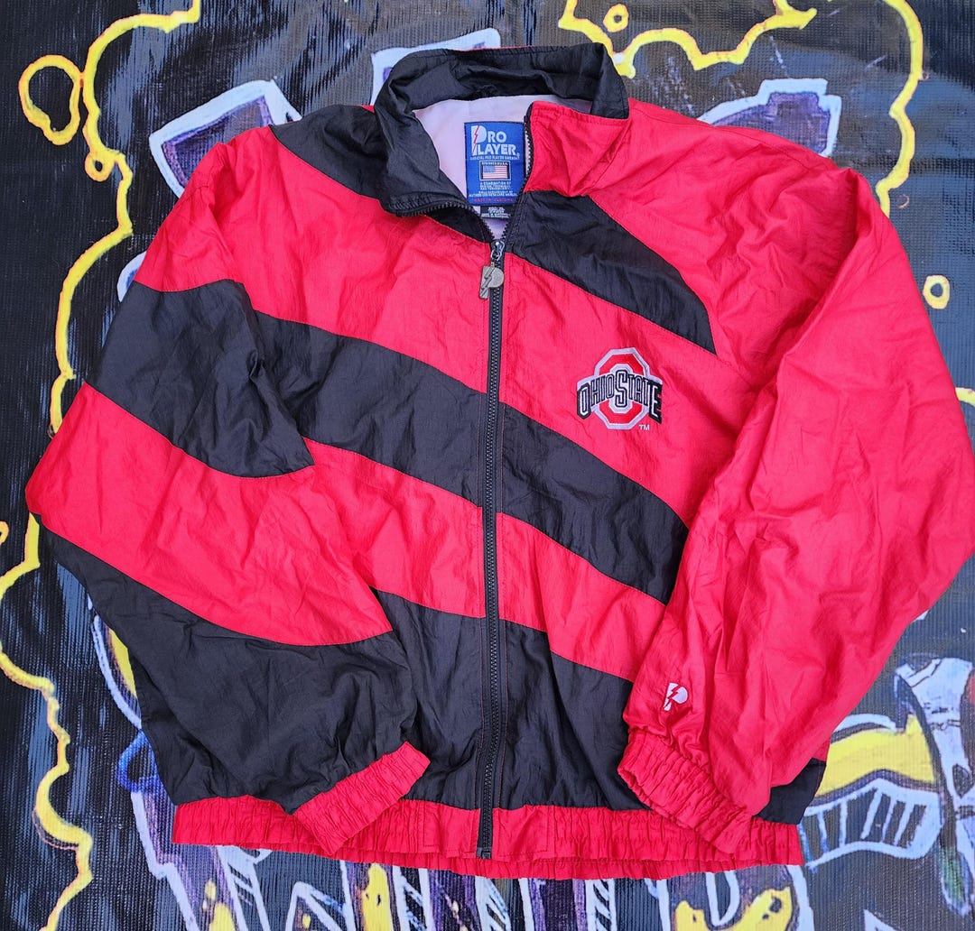 Vintage 1990s Ohio State Pro Player Windbreaker XL - Etsy