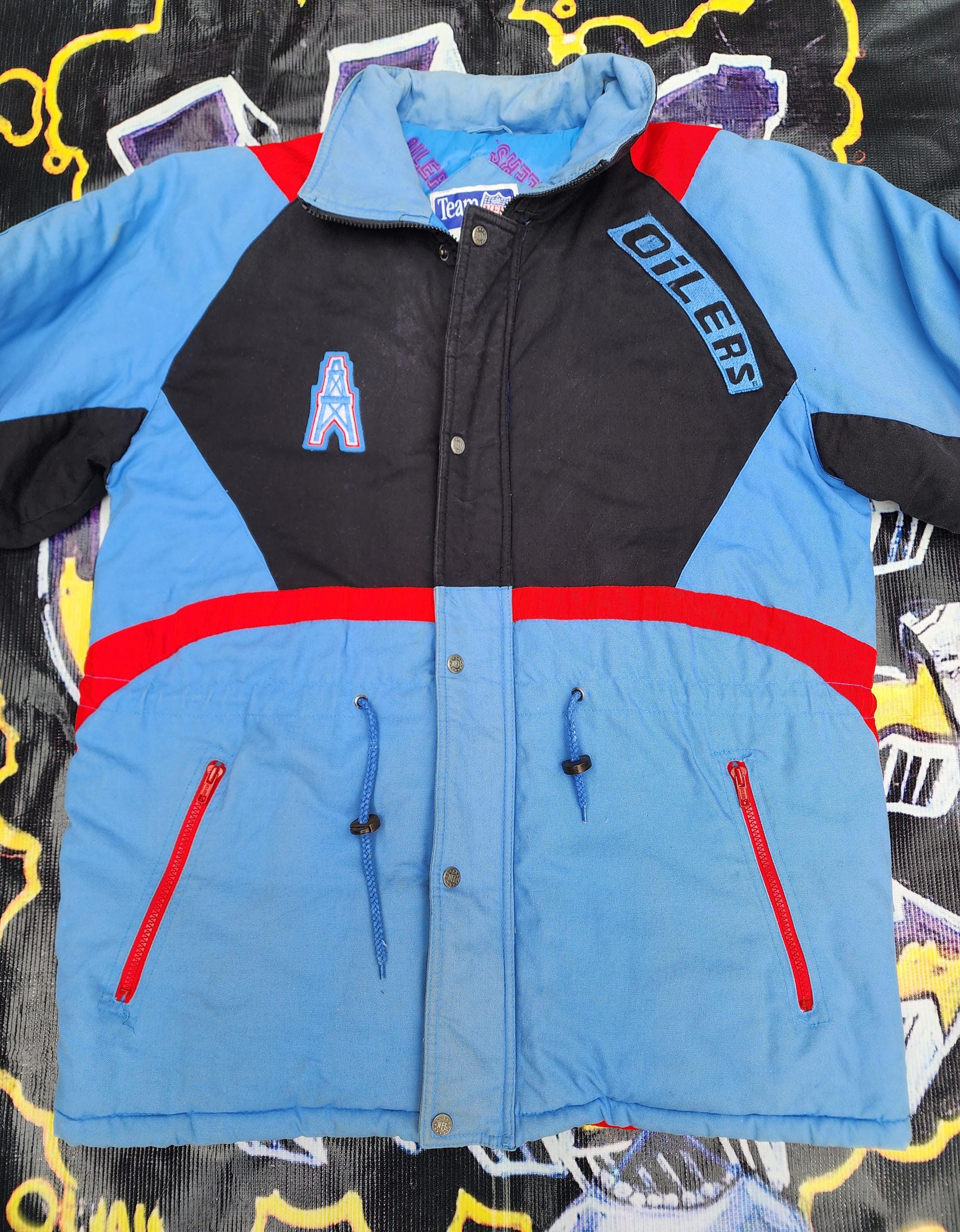 Vintage 90s Houston Oilers Triple F.A.T. Goose Down Jacket L-XL - Etsy