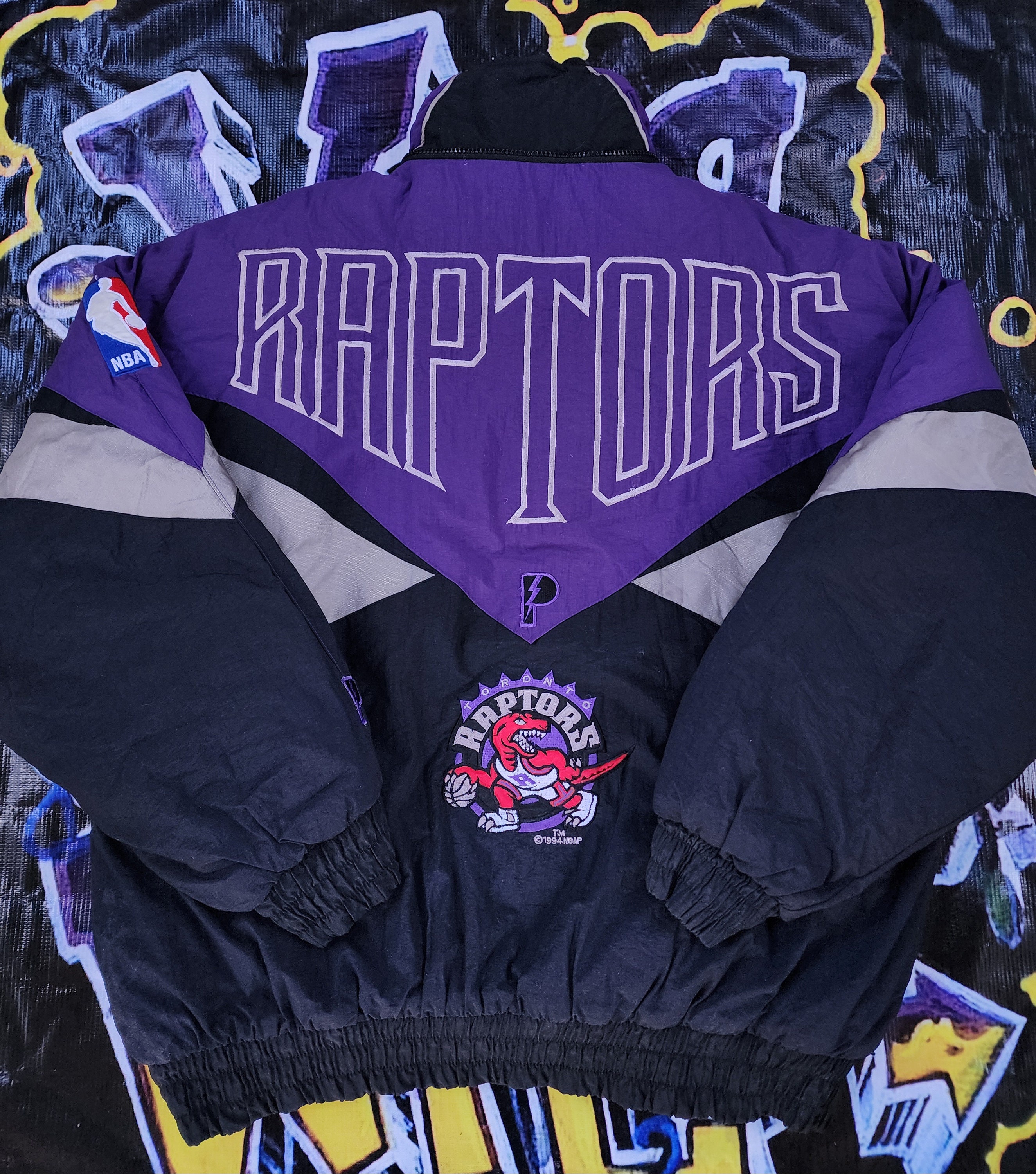Vintage 1990s Toronto Raptors Pro Player Puffer Jacket XL - Etsy