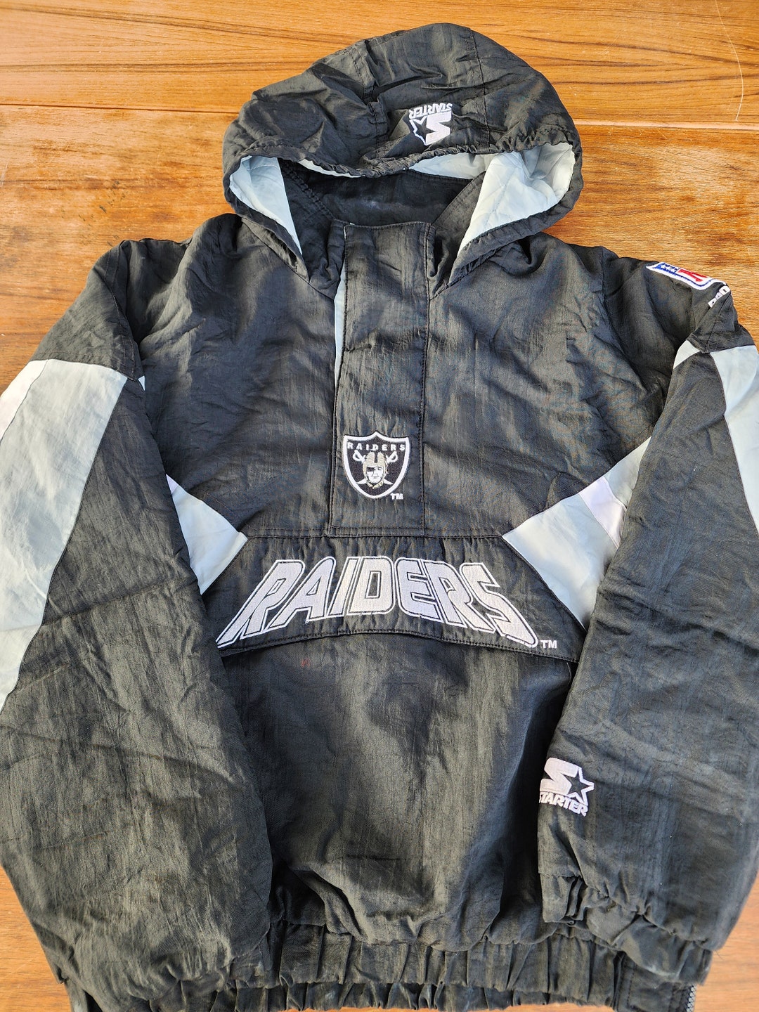 Vintage 1990s Oakland Los Angeles Las Vegas Raiders Starter Pouch ...