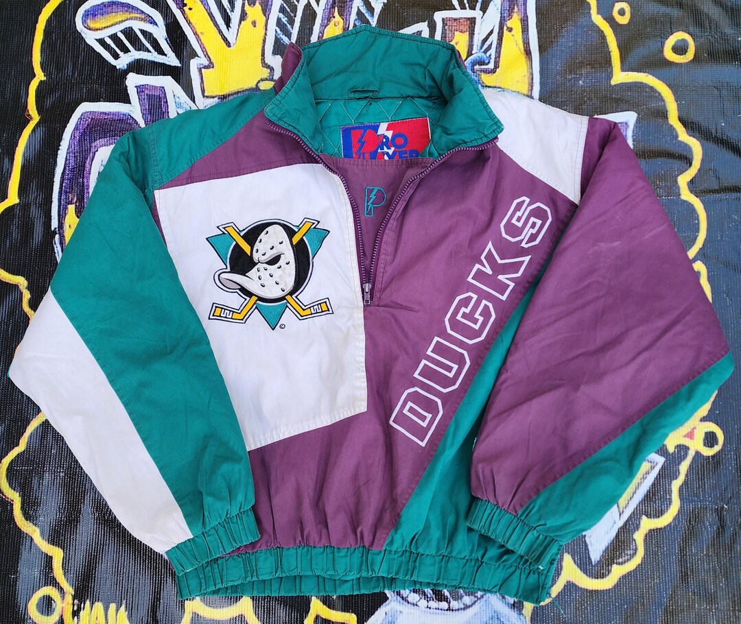 Vintage 1990s Anaheim Mighty Ducks Pro Player by Daniel Young Light ...
