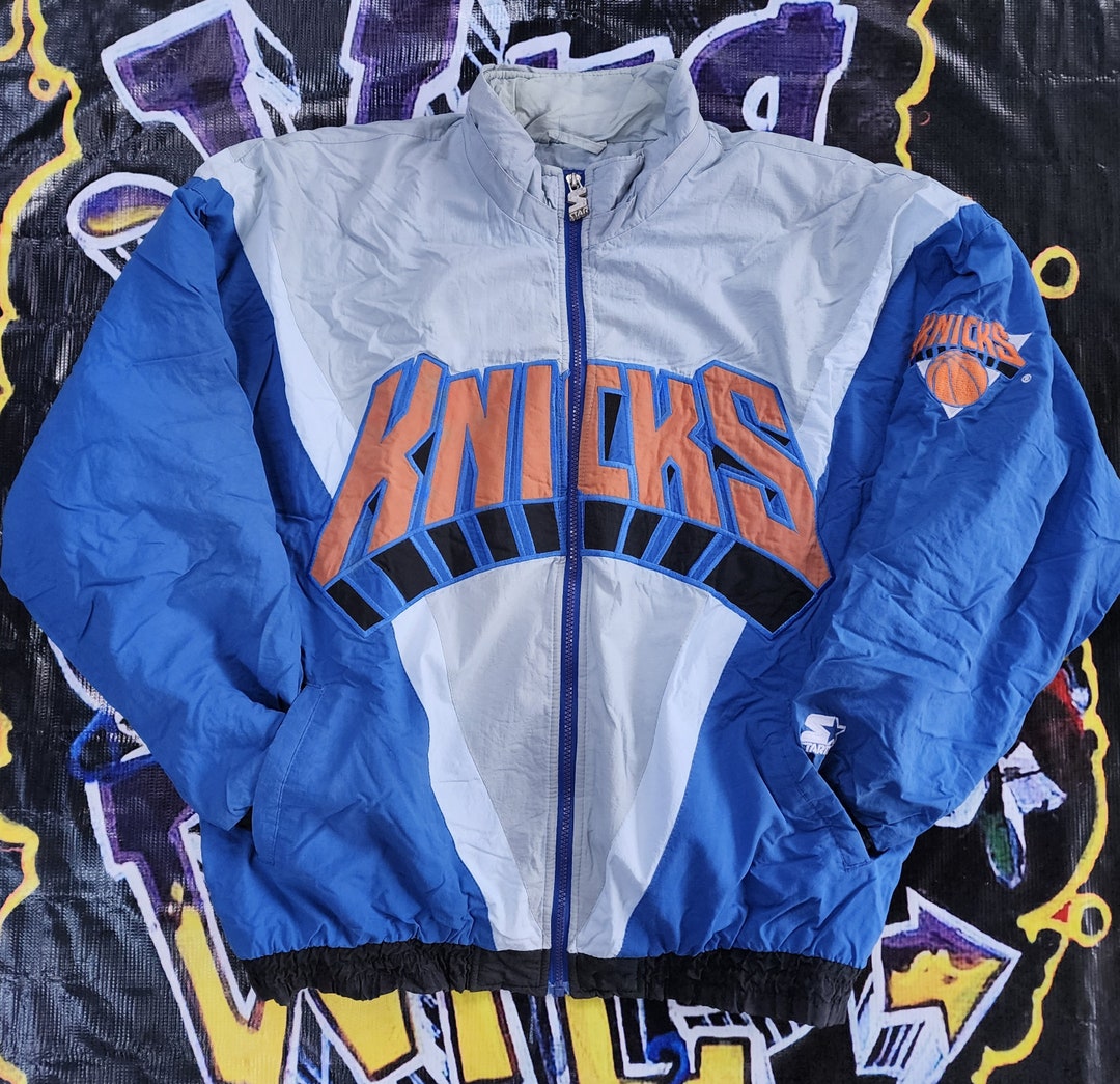Vintage 1990s New York Knicks Starter Full Zip Front Back Logo Medium ...