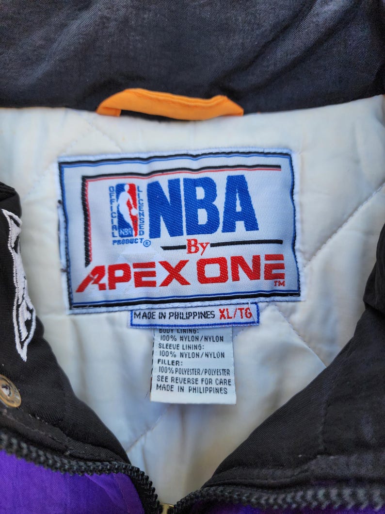 Vintage 1990s Phoenix Suns Apex One Sharktooth Puffer Jacket XL - Etsy