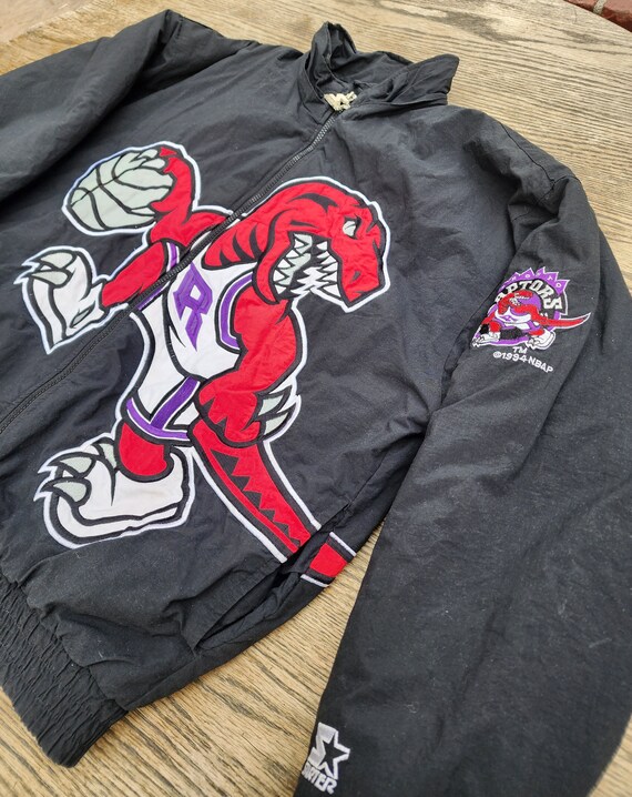 Vintage 1990s Toronto Raptors Big Logo Starter Jacket… - Gem