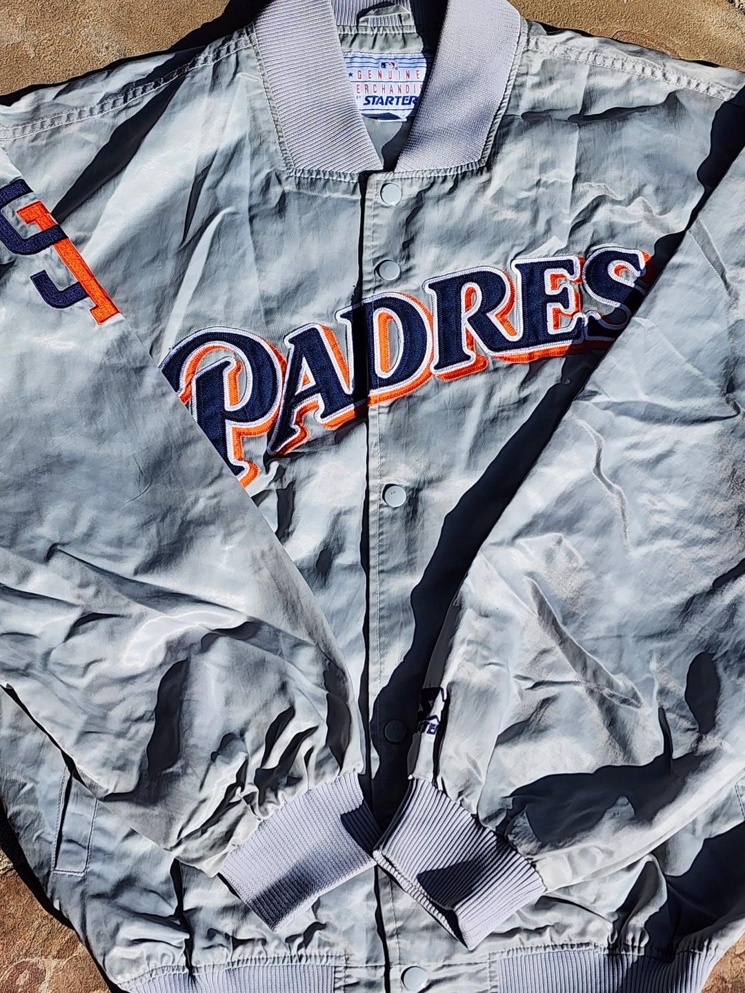Rare Vintage 1990s San Diego Padres Starter Satin Jacket Xl - Etsy