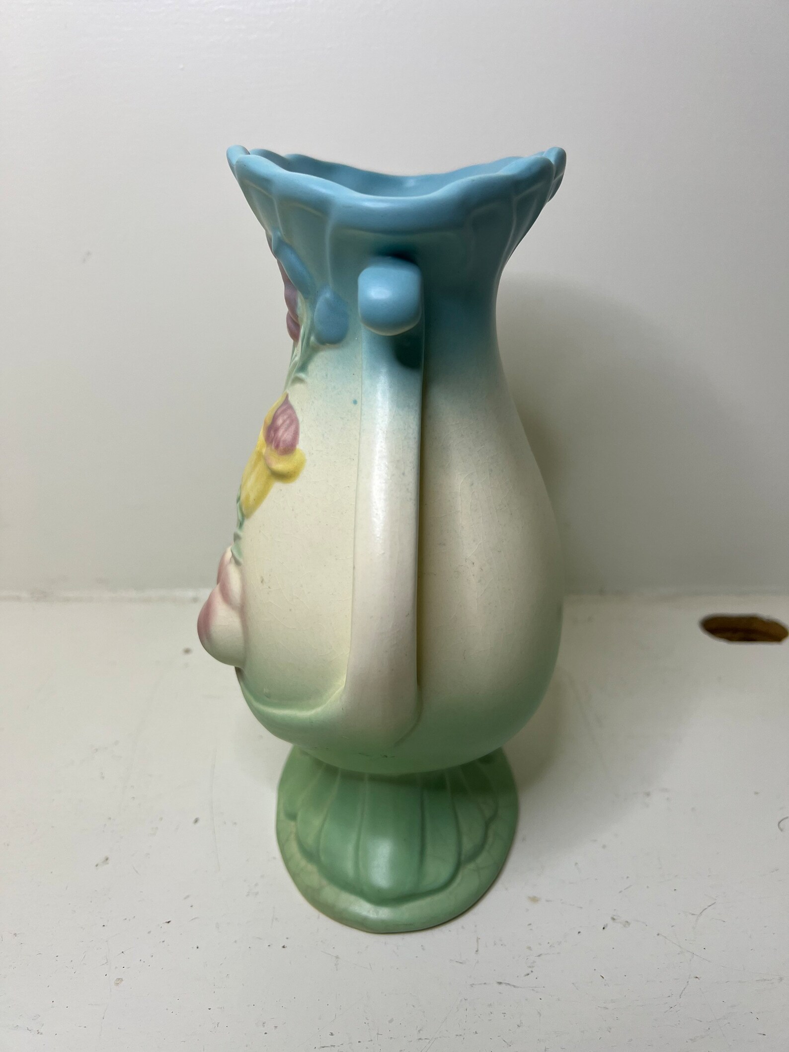 Vintage Rare Hull Art Vase. Bow Double Handle Vase. 1949 - Etsy