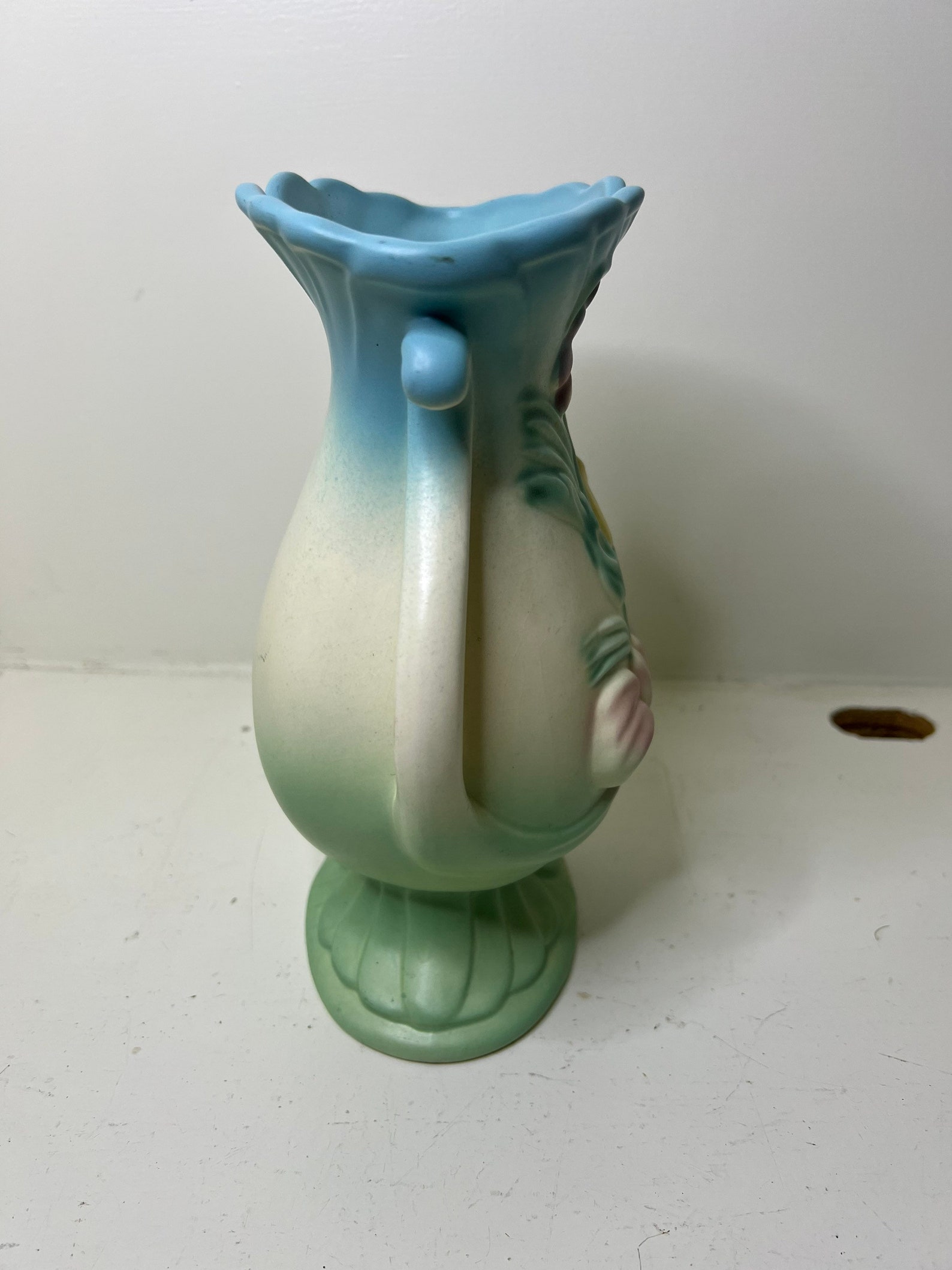 Vintage Rare Hull Art Vase. Bow Double Handle Vase. 1949 - Etsy