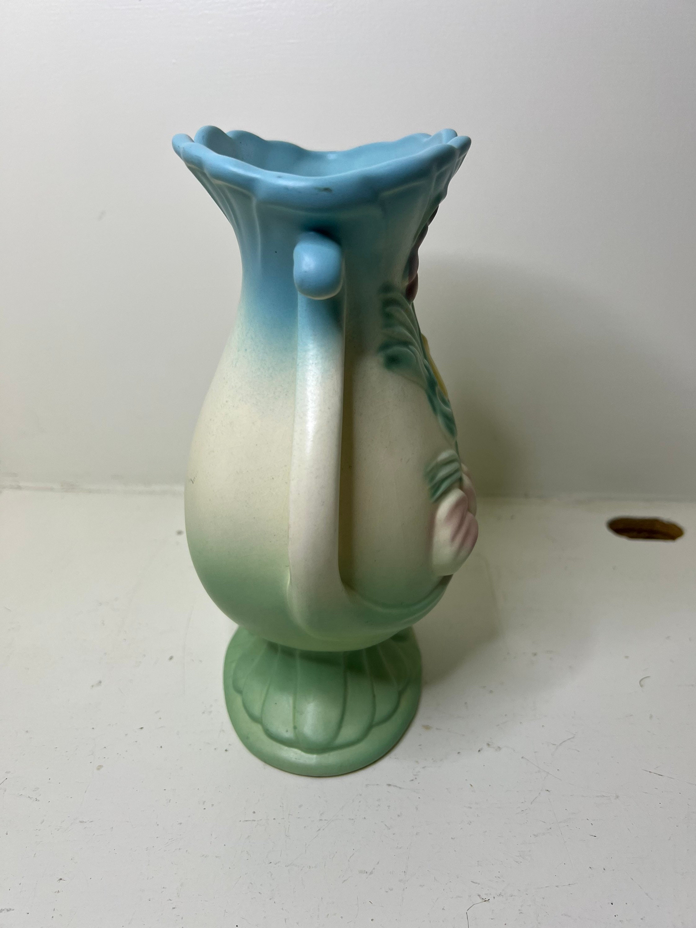 Vintage Rare Hull Art Vase. Bow Double Handle Vase. 1949 - Etsy