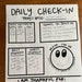 Mental Health Check In, Daily Tracker, Mood Tracker, Self-care Chart ...