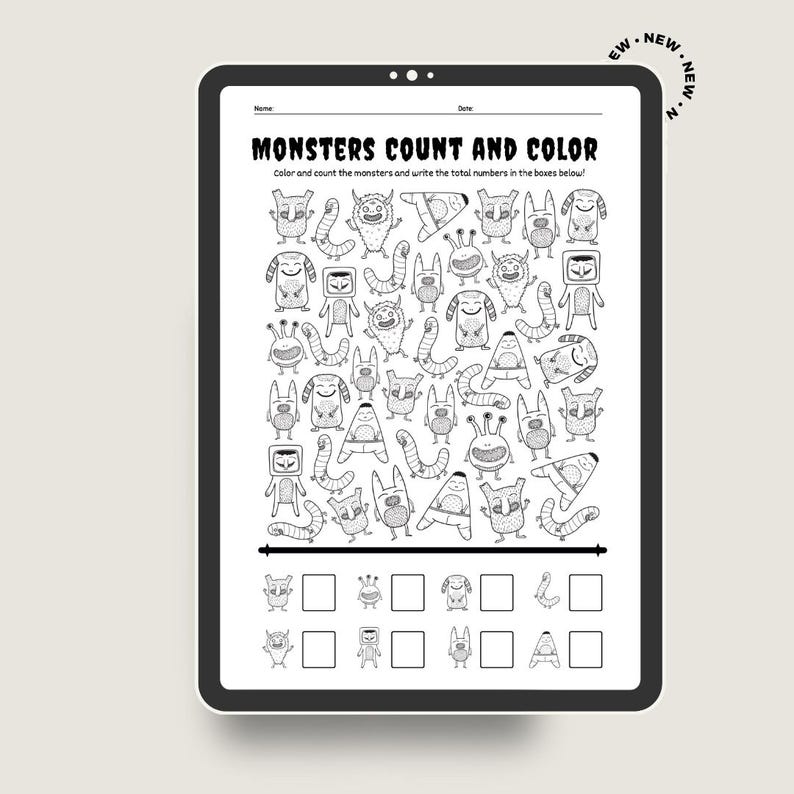 Kids Halloween Worksheet, Kids Halloween Activity, Halloween Coloring ...