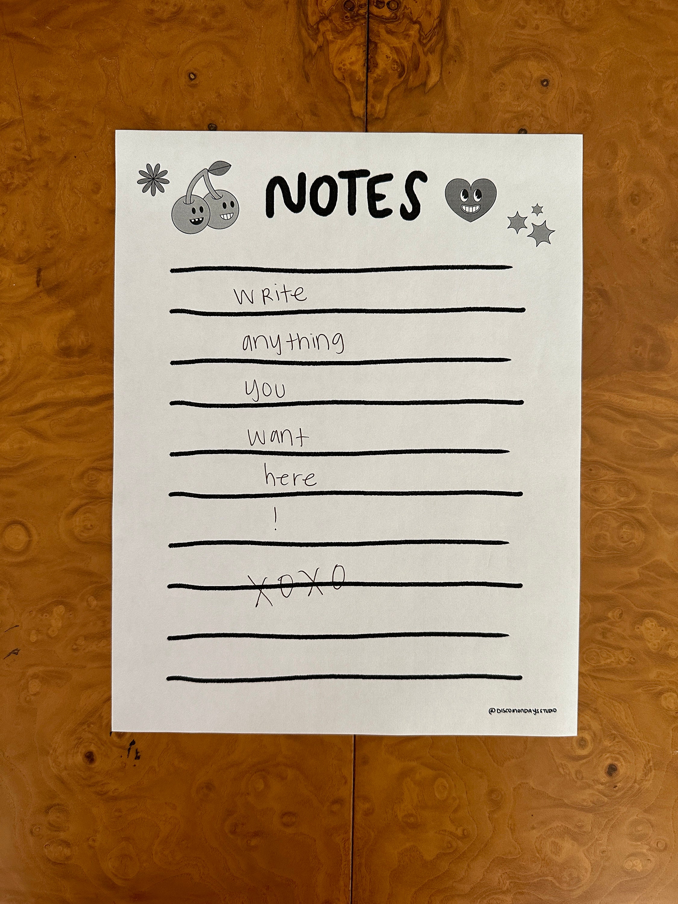 Cute Notes, Minimal Notes List, Digital Notes, Printable Notes, Notes ...