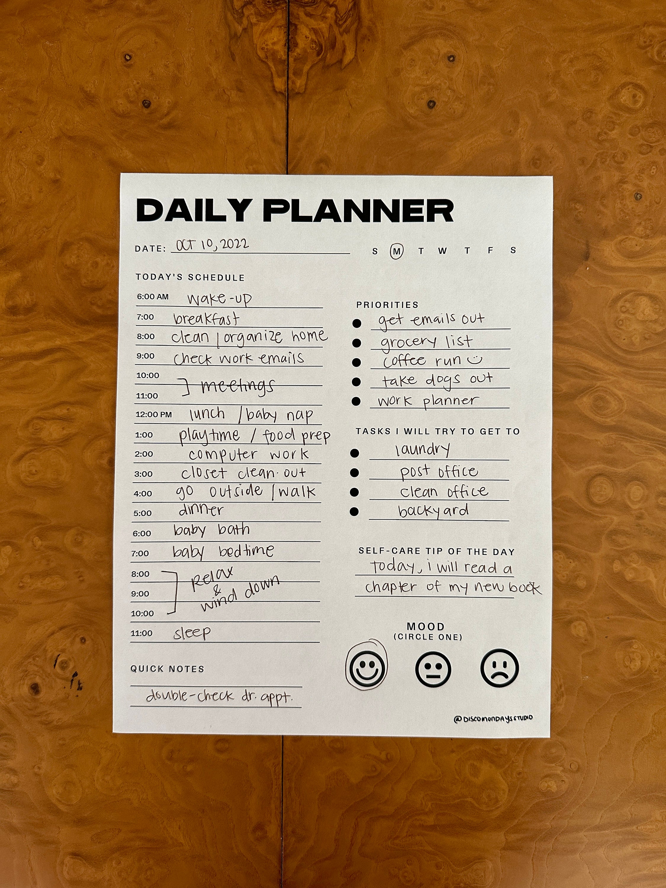 Minimal Planner, Daily Planner, Everyday Planner, Productivity Planner ...