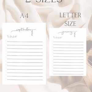 2024 Monthly to Do List 2024 Printable Todo List 2024 Monthly Planner ...