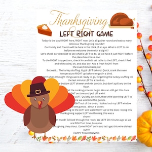 Left Right Game Bundle, Seasons/holiday Left Right Game, Right Left ...