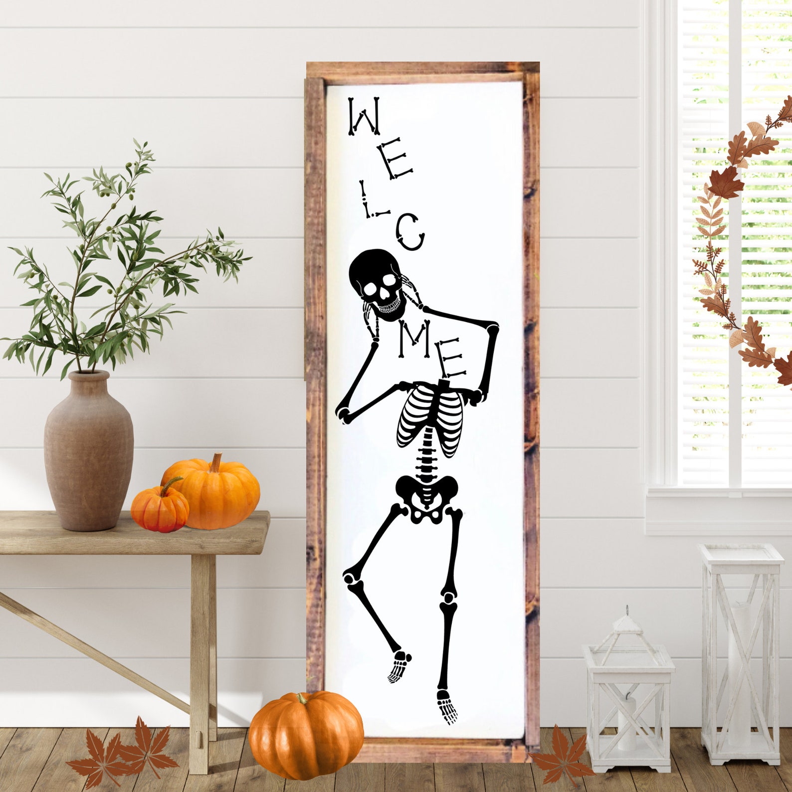 Welcome Skeleton PNG, Fall Welcome Sign, Halloween Welcome Sign ...