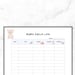 Printable Baby Care Log, Caretaker Baby Care Log, Babysitter Baby Care ...