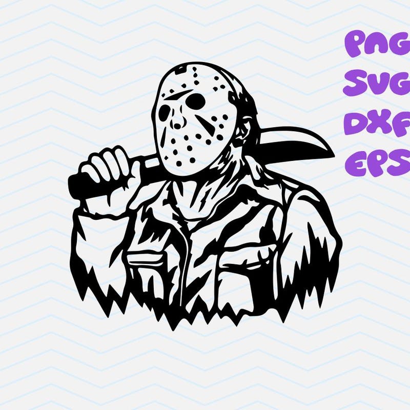 Jason Halloween Stencil - Etsy