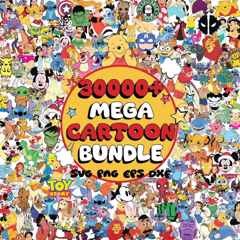 Canon Trans Cartoon Characters - Etsy Canada