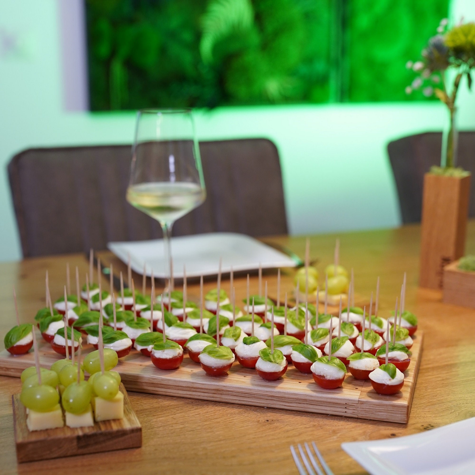 Board for Finger Food Skewers Made of Solid Oak / Skewer Board / Party ...