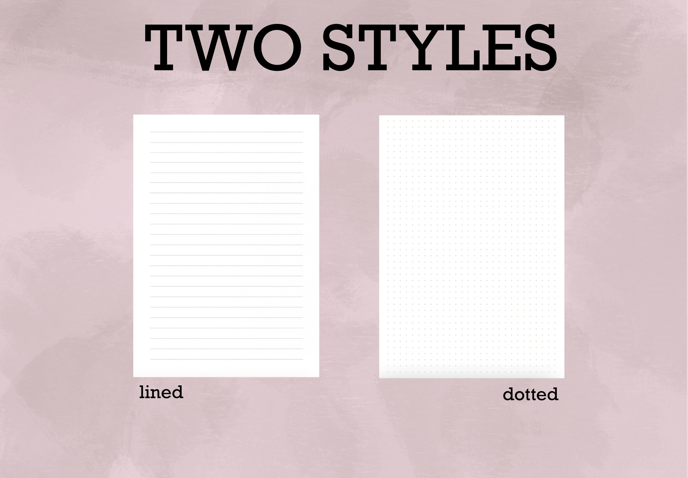 Digital Note Taking Template, Digital Paper Template, Goodnotes Pages ...