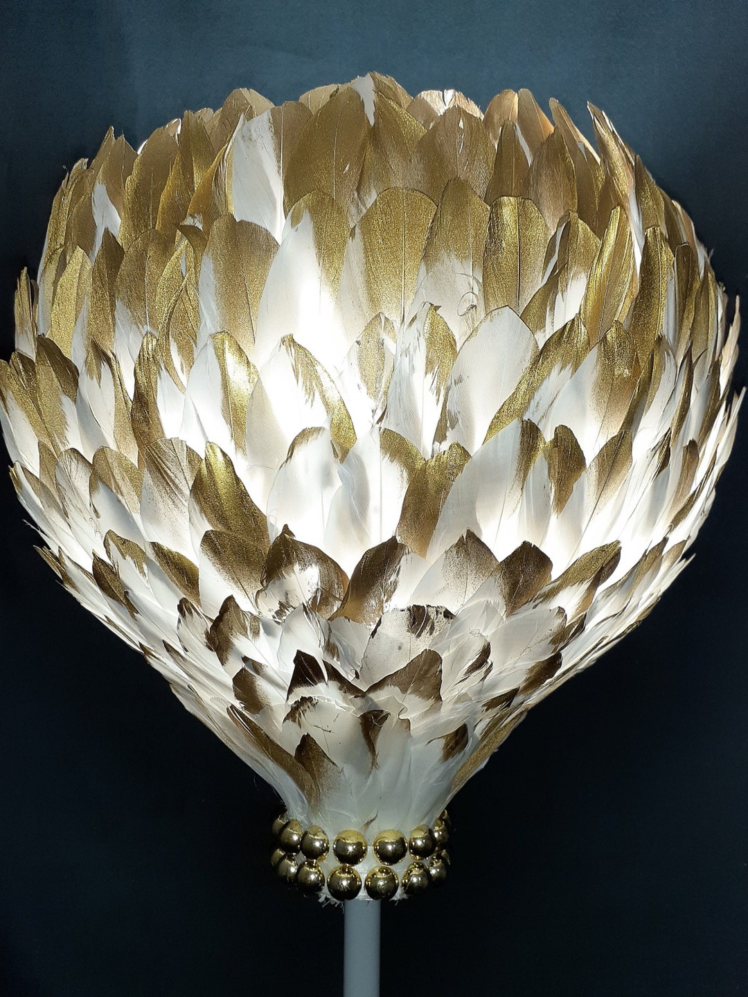 EXCLUSIVE Custom Designed Floor Model Lamps Goose Feather Lamps With ...