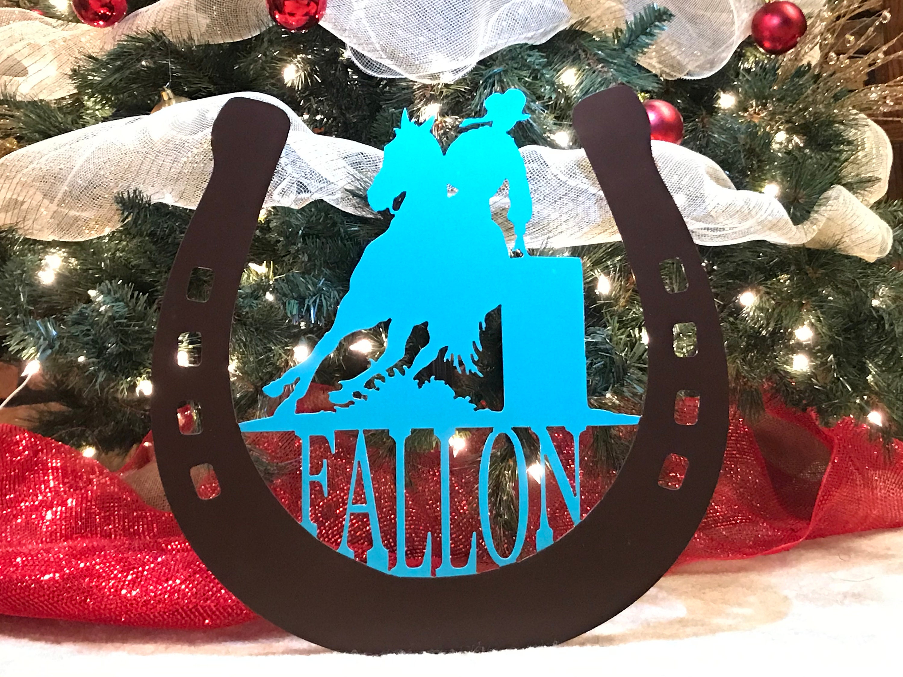 Personalized Rodeo Themed Metal Sign - Etsy