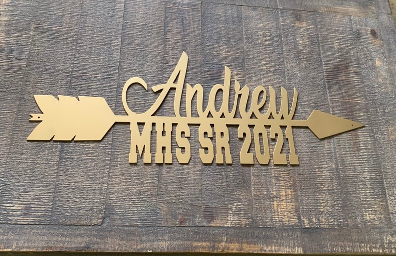 Senior Personalized Arrow - Etsy