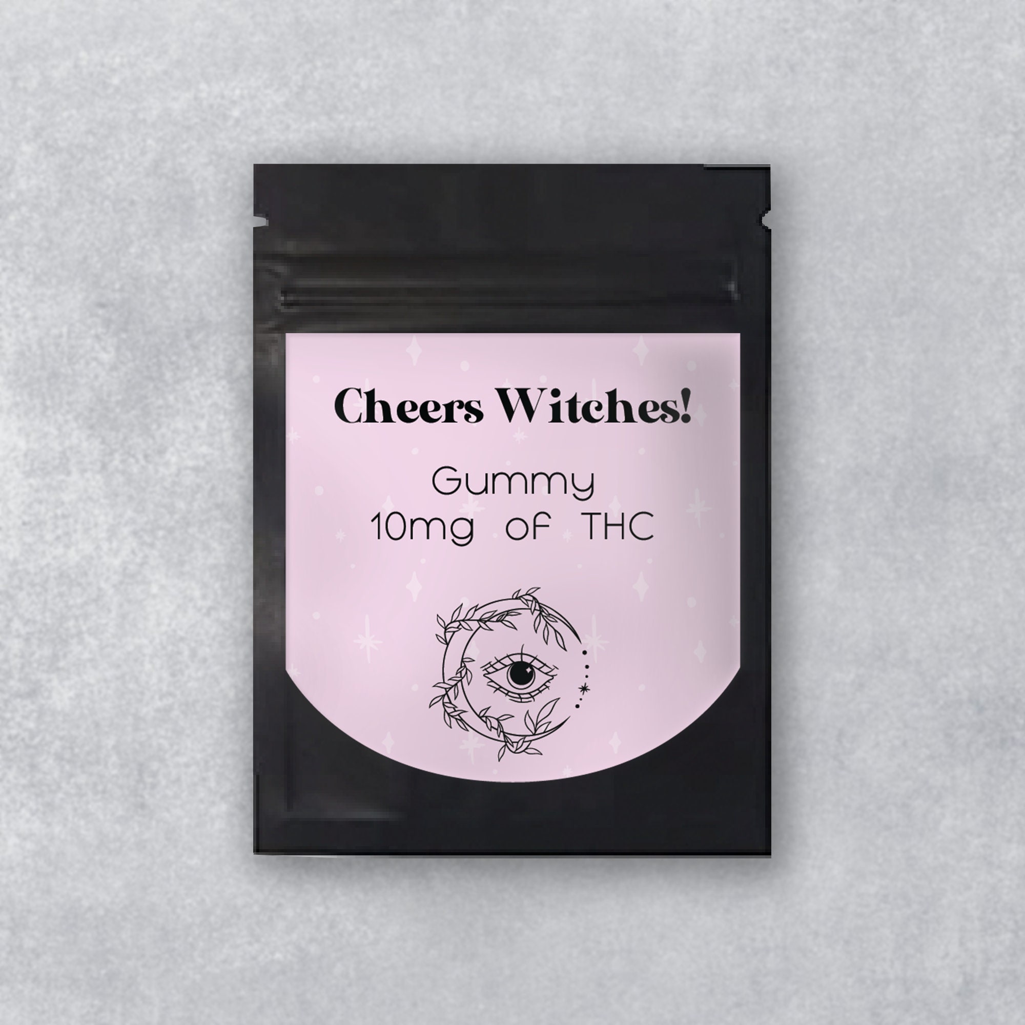 Witchy Gummy Edible Label - Adult Halloween, Party Favor, Bachelorette ...