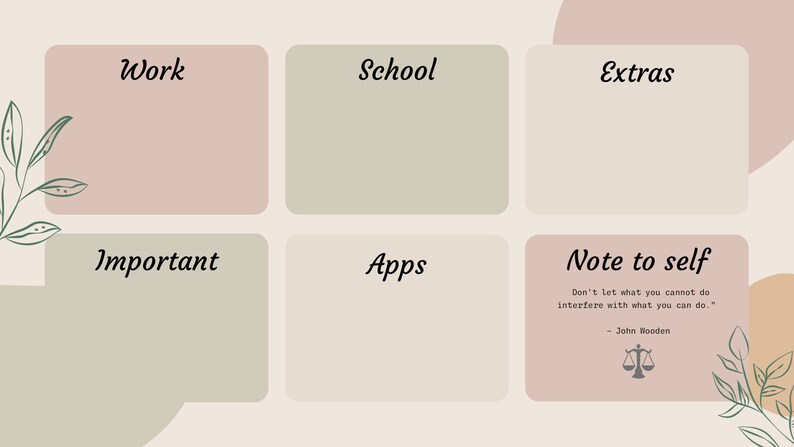 DIGITAL COMPUTER BACKGROUND- Aesthetic Organized Background - Etsy