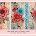 Poppy Hang Tag Kit, Poppy Ephemera, Poppy Printable, Red and Blue ...
