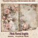 Pink Floral Angels Printable Paper: Shabby Chic Scrapbooking (digital ...