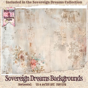 Bohemian Scrapbooking Journal Kit, Basic Junk Journal Kit, Vintage Boho ...