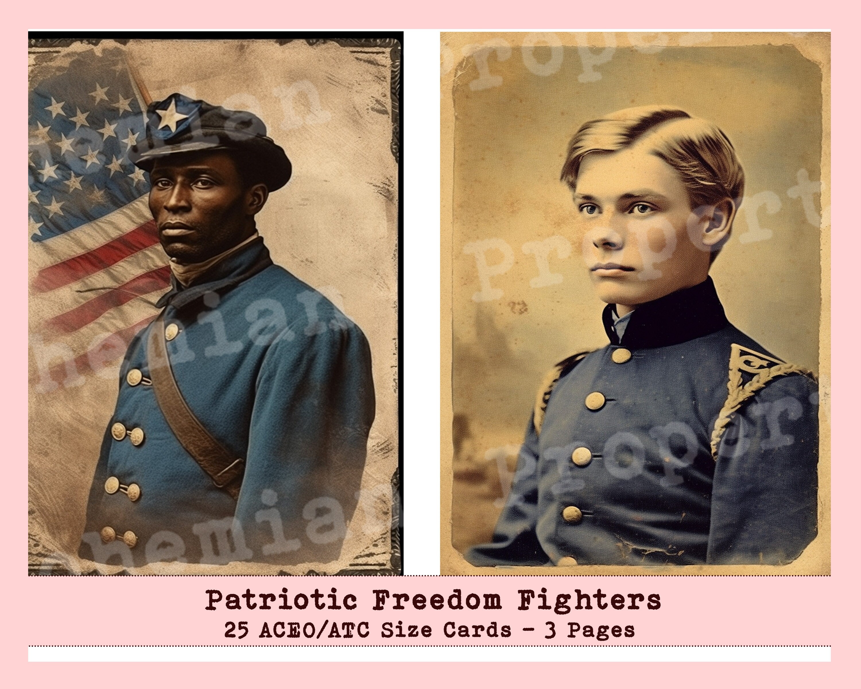 Fourth of July Printable Journal Cards, Fourth of July Junk Journal ...