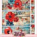 Poppy Hang Tag Kit, Poppy Ephemera, Poppy Printable, Red and Blue ...