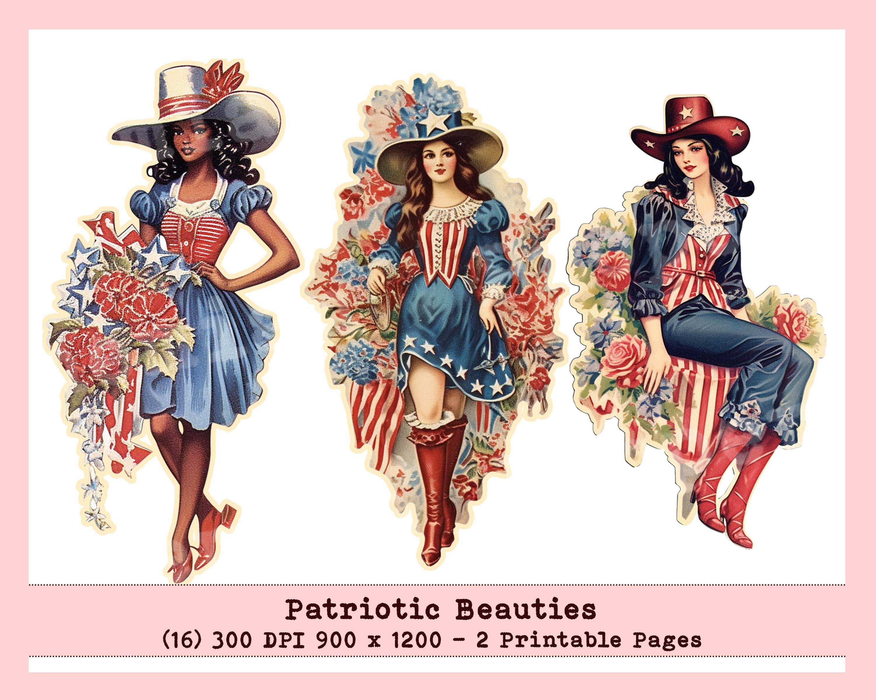 Fourth of July Png Independence Day Patriotic Women Clipart, Patriotic ...