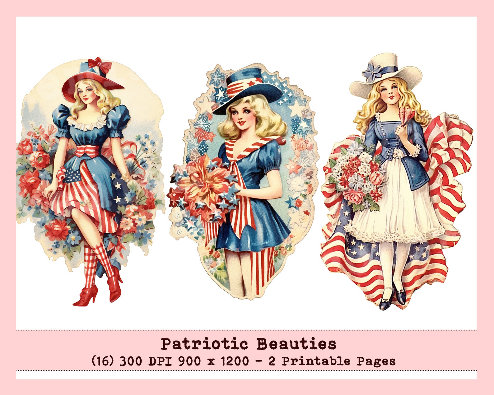 Fourth of July Png Independence Day Patriotic Women Clipart, Patriotic ...