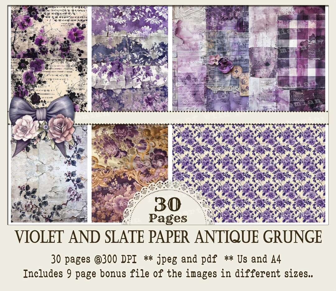 Gungy Collage Wallpaper Printable Paper, Patchwork Collage Paper, Junk ...