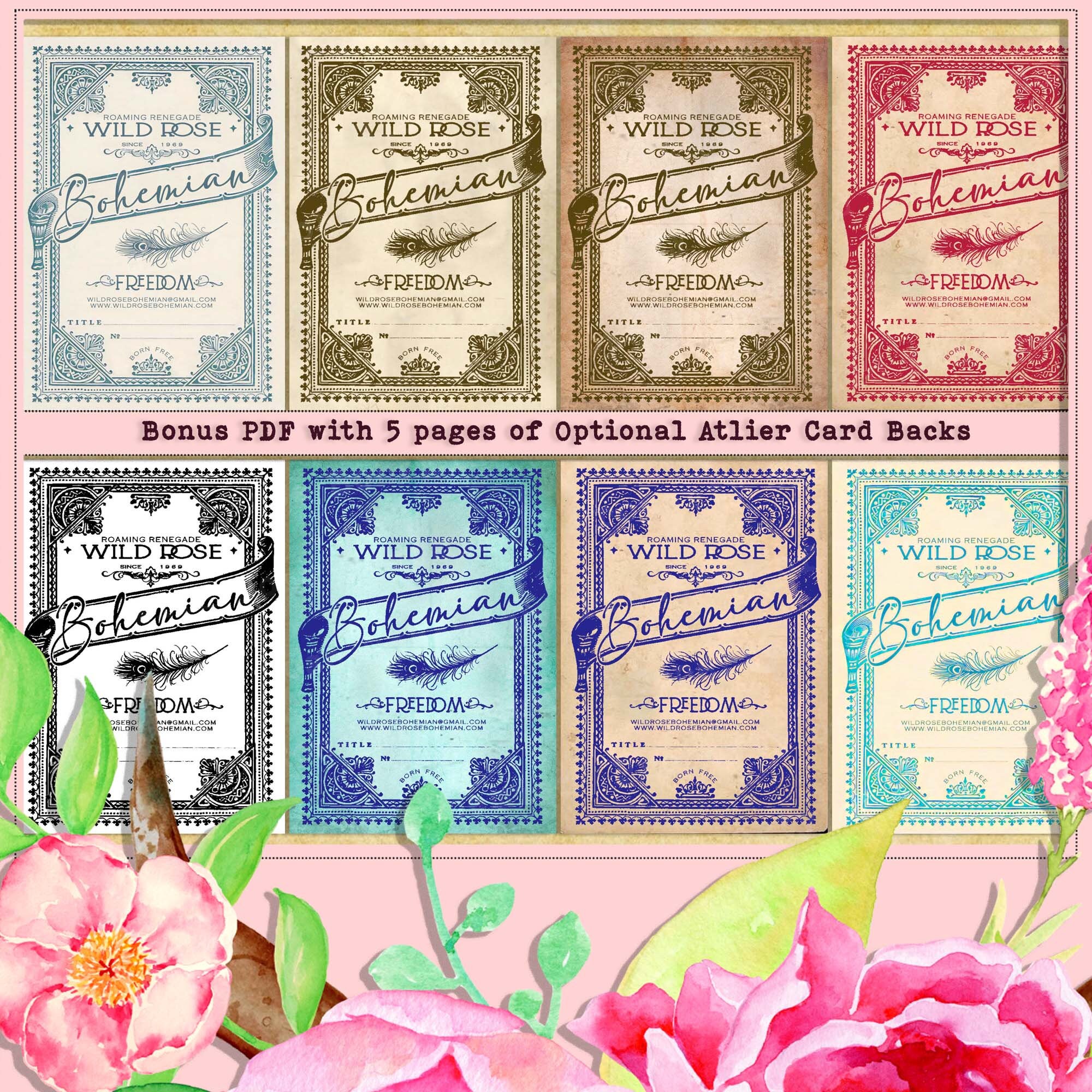 Fortune Teller Mirrored Riddle Printable Ephemera Vintage - Etsy