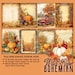 Fall Farm Harvest Journal Digital Paper, Fall Farm Harvest Journal ...