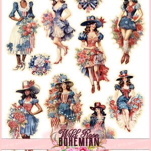 Fourth of July Png Independence Day Patriotic Women Clipart, Patriotic ...