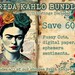 Printable Washi Tape, Bohemian Washi Tape, Frida Kahlo Washi Tape, Junk ...