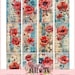 Poppy Hang Tag Kit, Poppy Ephemera, Poppy Printable, Red and Blue ...