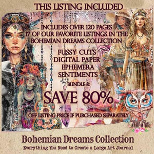 Bohemian Dreams Painted Boho Beauties | Empowerment Quotes Collection ...