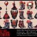 Gothic Bundle, Hallowen Bundle, Gothic Red Huge Bundle,gothic Red Junk ...