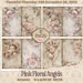 Pink Floral Angels Printable Paper: Shabby Chic Scrapbooking (digital ...