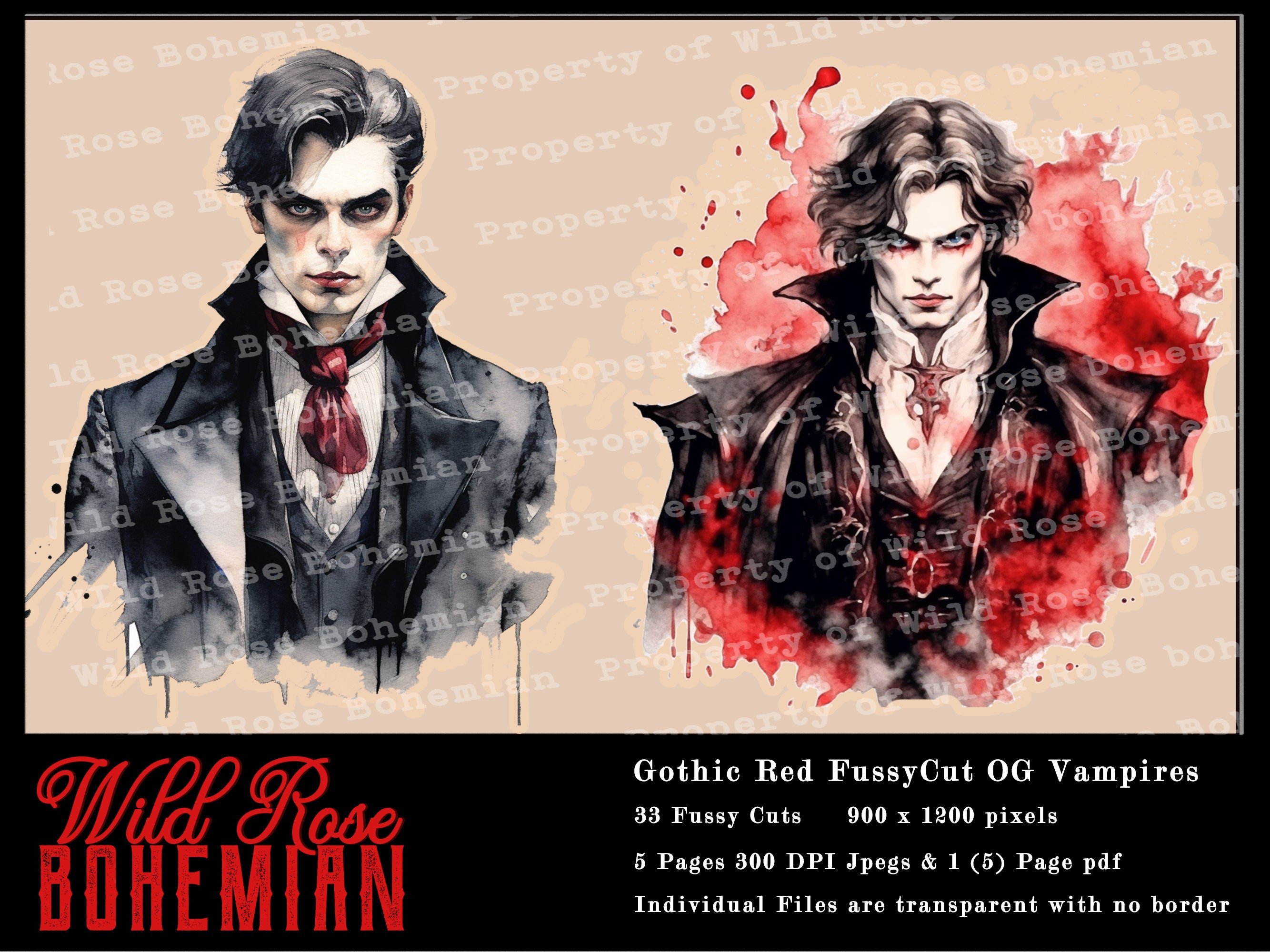 Halloween Vampire Clipart Vampire Graphics Vampire PNGS - Etsy