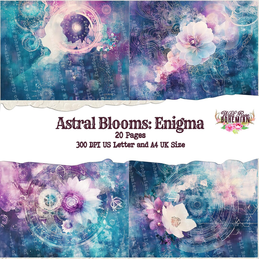 Universe, Lotus Astral, Butterfly Journal Paper | Junk Journal ...