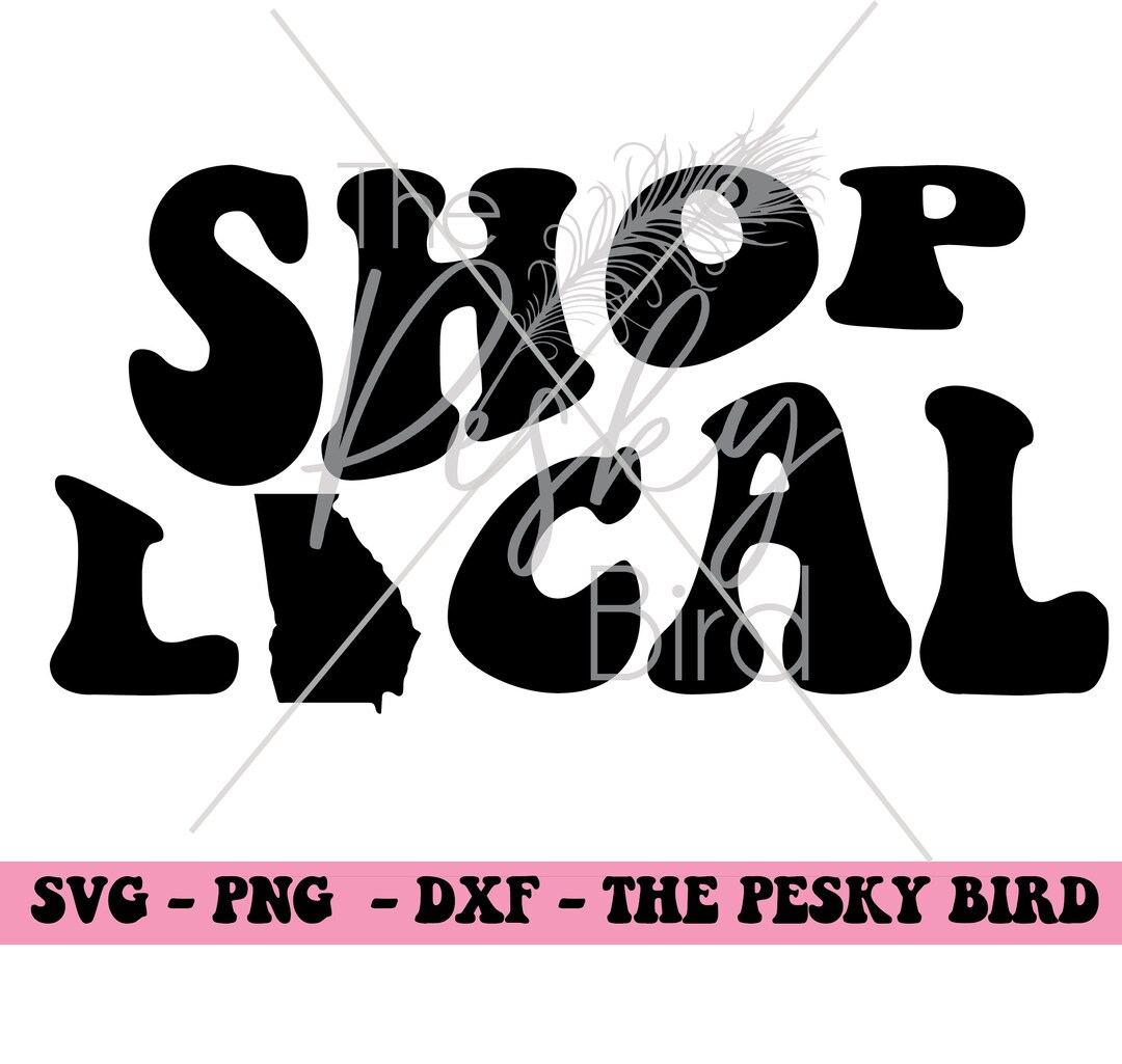 Digital Download, Shop Local Png, Shop Local Georgia, Georgia PNG, Shop ...